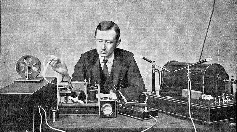 First Radio Transmission to Cross the Atlantic Ocean – The Log